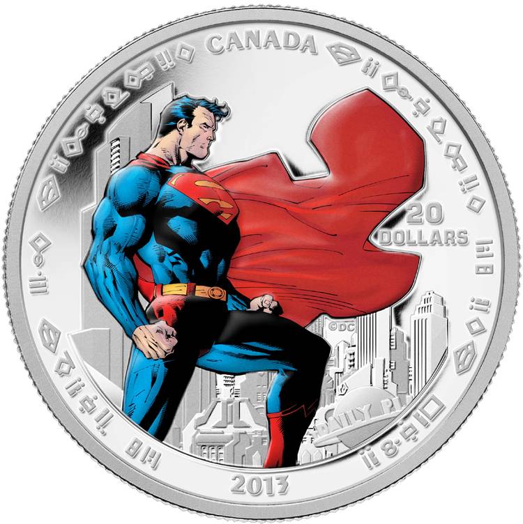 Royal Canadian Mint issues Superman 75th-anniversary coins
