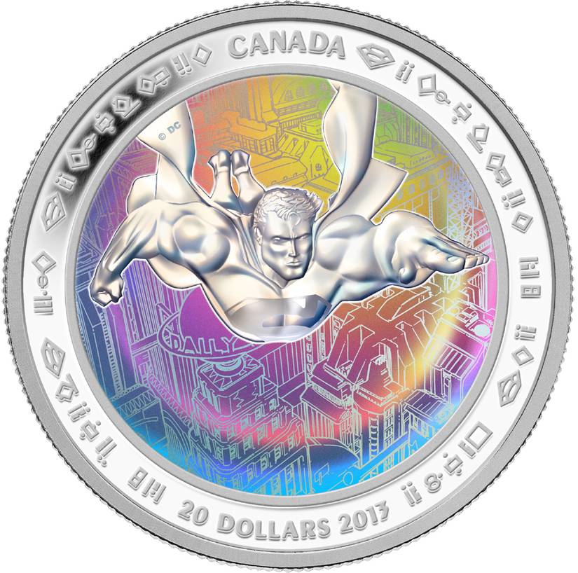 Royal Canadian Mint issues Superman 75th-anniversary coins