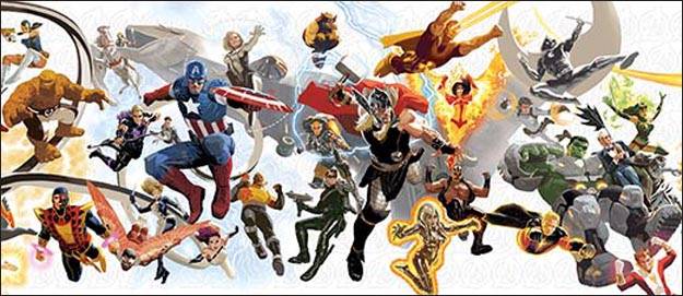 marvel heroes poster