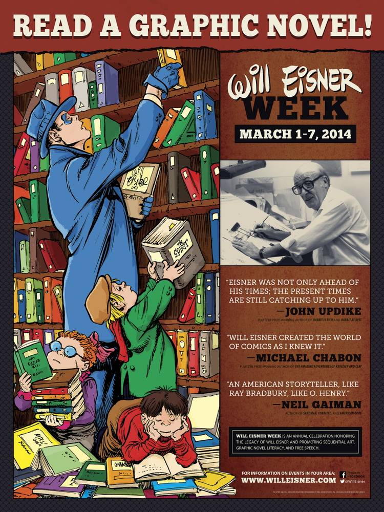 Celebrate graphic novels, comics legend with Will Eisner Week