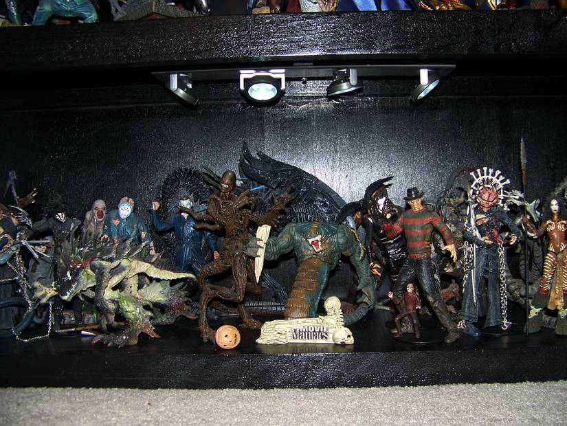 A massive collection of comics, action figures and ... squirrels!