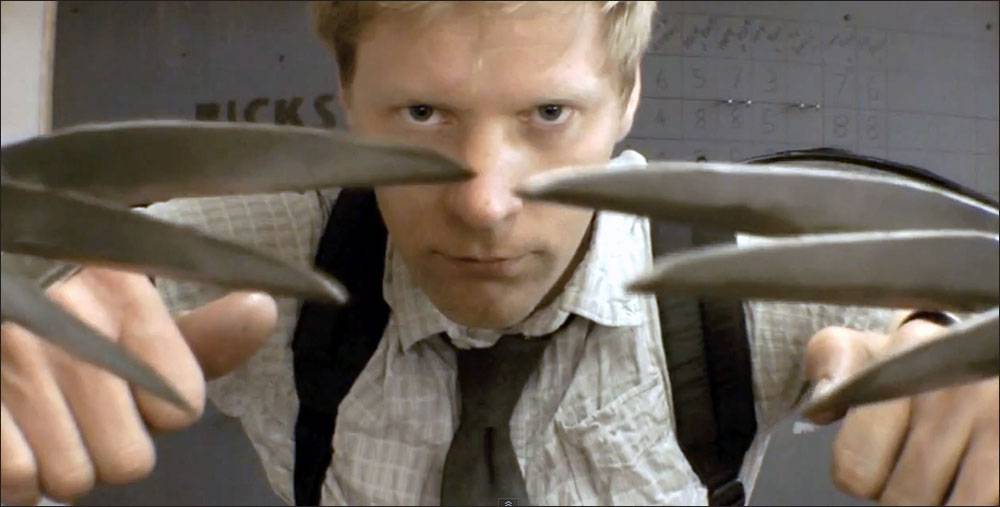 Mad inventor creates fully automatic Wolverine claws