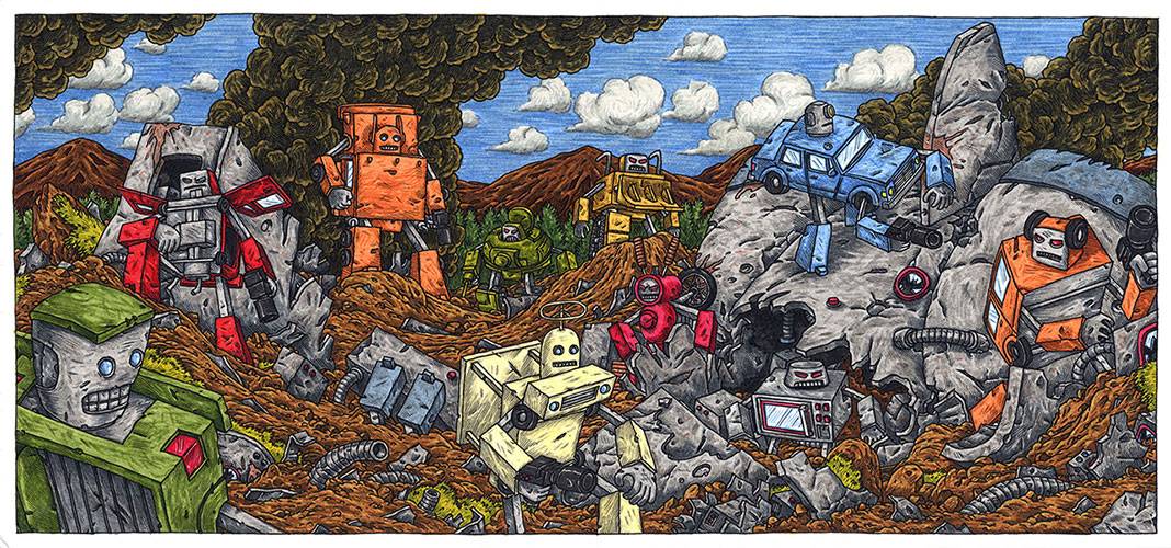 Top Shelf unveils new 'Incredible Change-Bots' collection