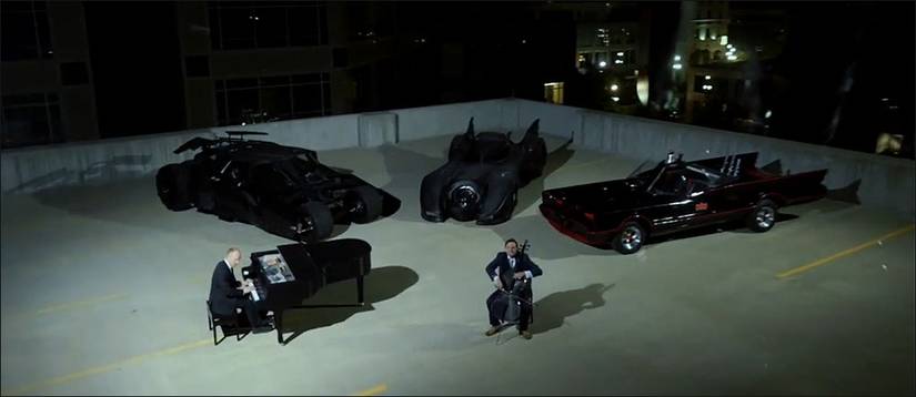 Return to Gotham with a mashup of live-action Batman themes