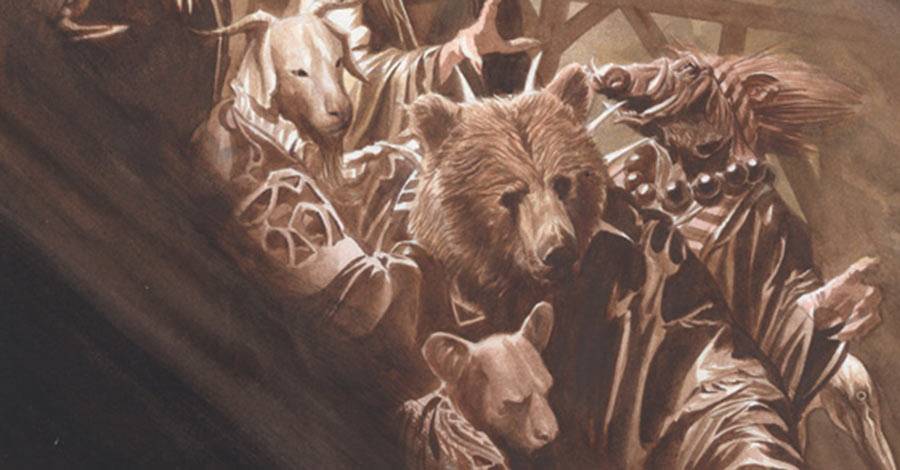 Alex Ross' 'Tooth & Claw' #2 variant brings animals home to roost