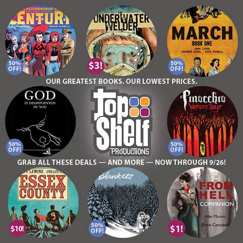 Top Shelf launched its annual $3 sale