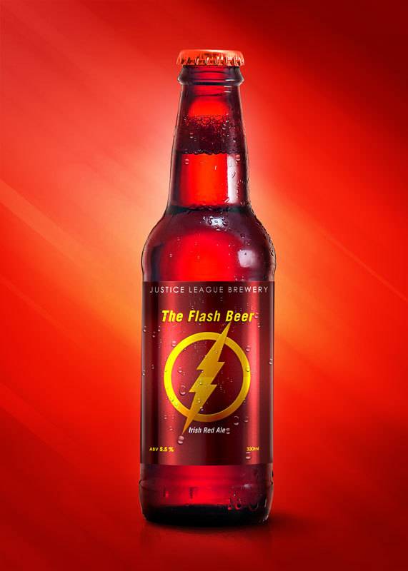 Become a hops & barley hero with these Justice League-inspired beer labels
