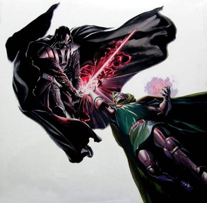 Alex Ross pits Darth Vader against Doctor Doom