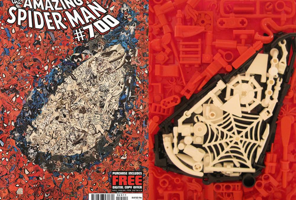 LEGO artists recreate comic covers, brick by brick