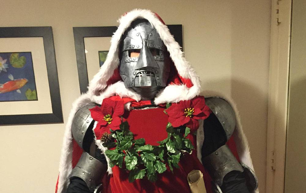 Santa Doom sees you when you're sleeping
