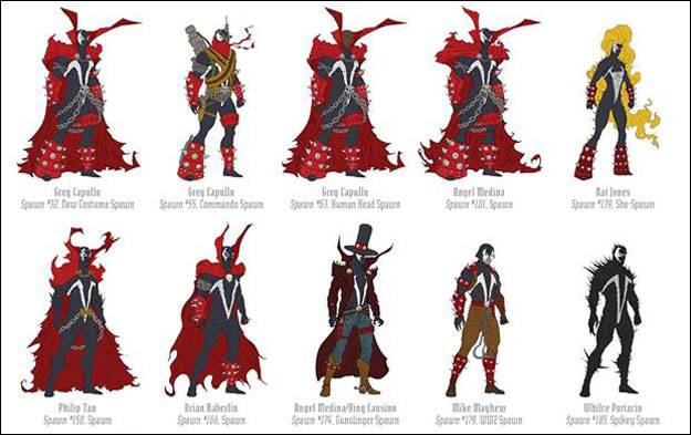 Todd McFarlane traces the evolution of Spawn's costume