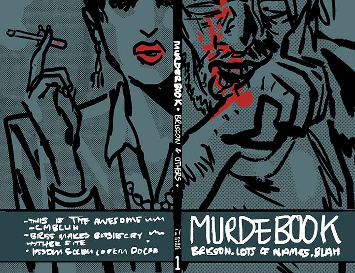 Discovering the cover design process for 'Murder Book'