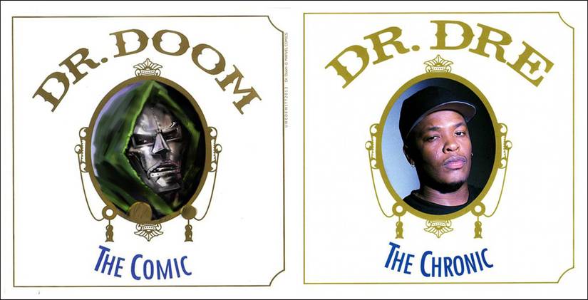 Famous album covers get a DC and Marvel remix