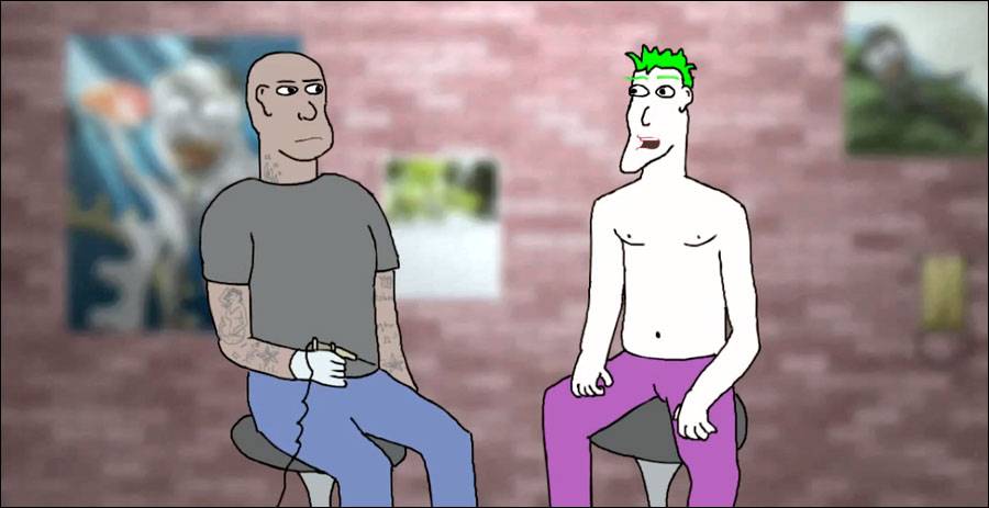 The Joker's new tattoos explained in animated send-up