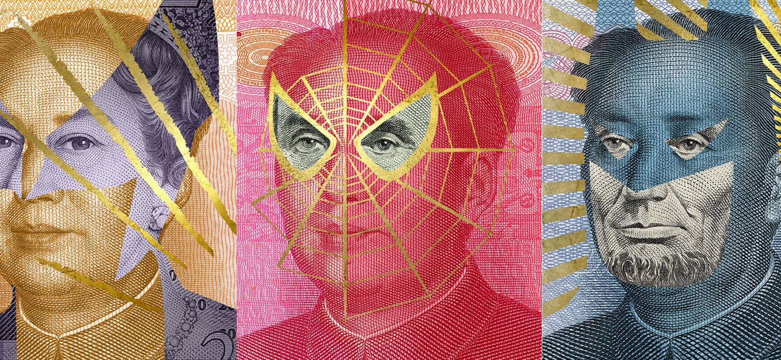 The only thing better than money is superhero money