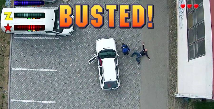 'Grand Theft Auto 2' recreated in real life, with the help of a drone