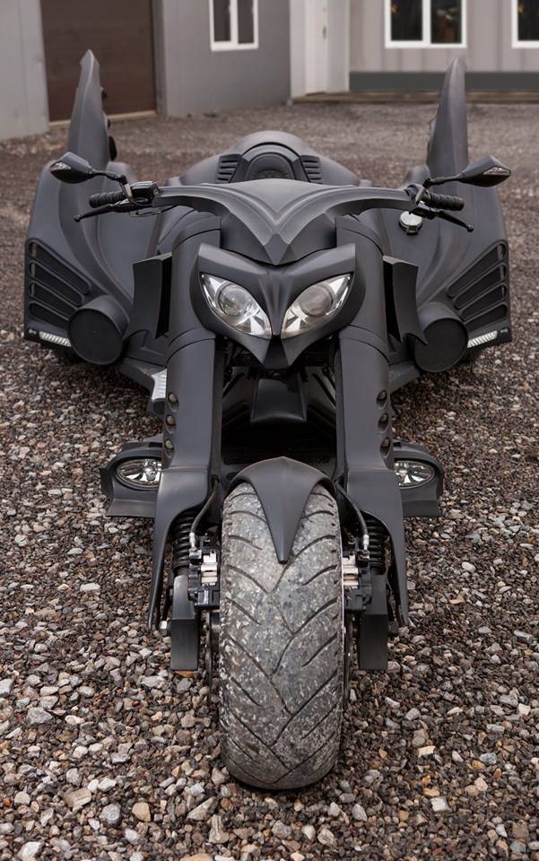 This custom Batcycle is the coolest thing in the Batcave