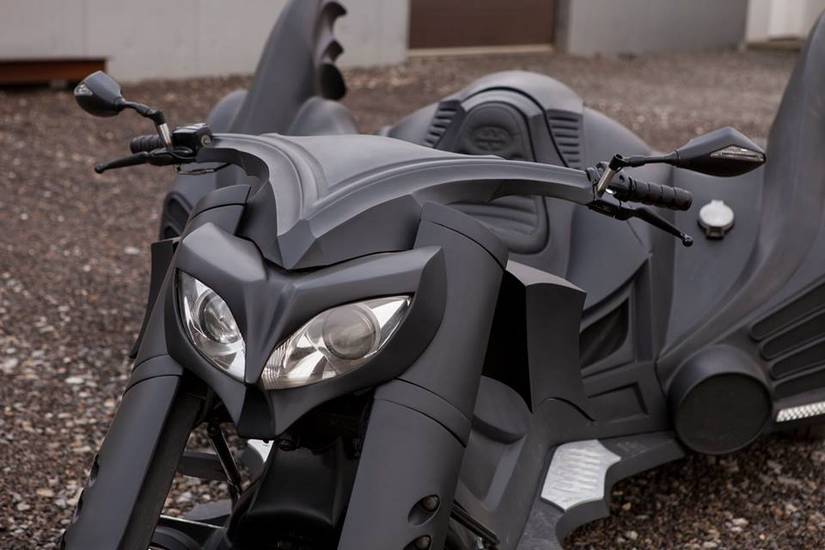 This custom Batcycle is the coolest thing in the Batcave