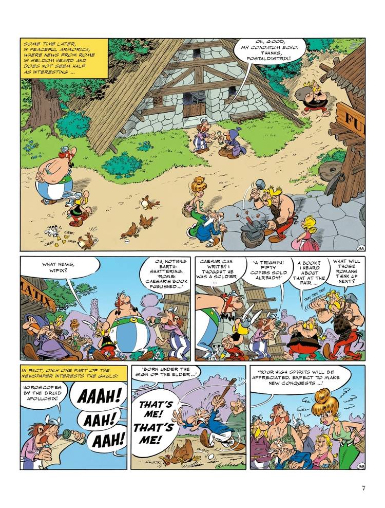Julian Assange inspires new 'Asterix' character