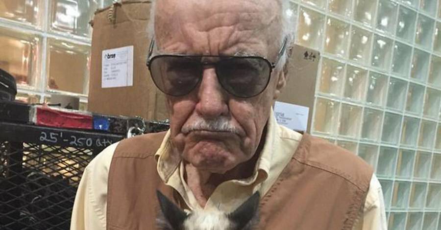 When Stan Lee met Grumpy Cat, there was much frowning