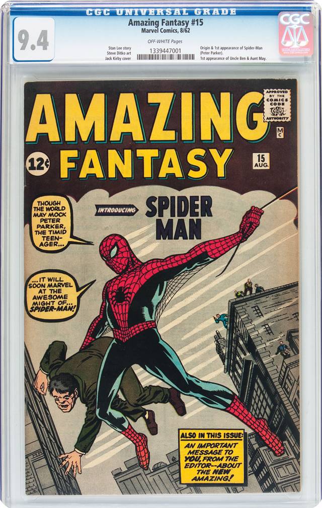 Rare Spider-Man comic sells at auction for record price