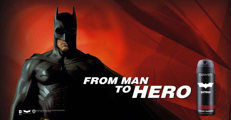 Smell like the Dark Knight with this Batman body spray