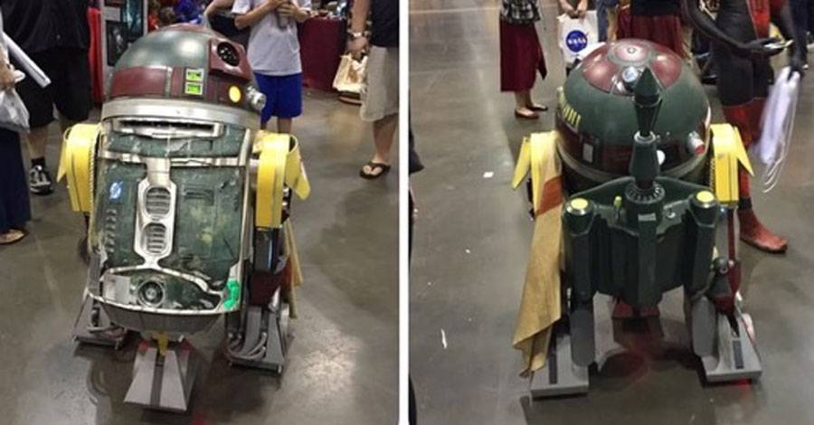 R2-D2 debuts Boba Fett-inspired redesign at MegaCon