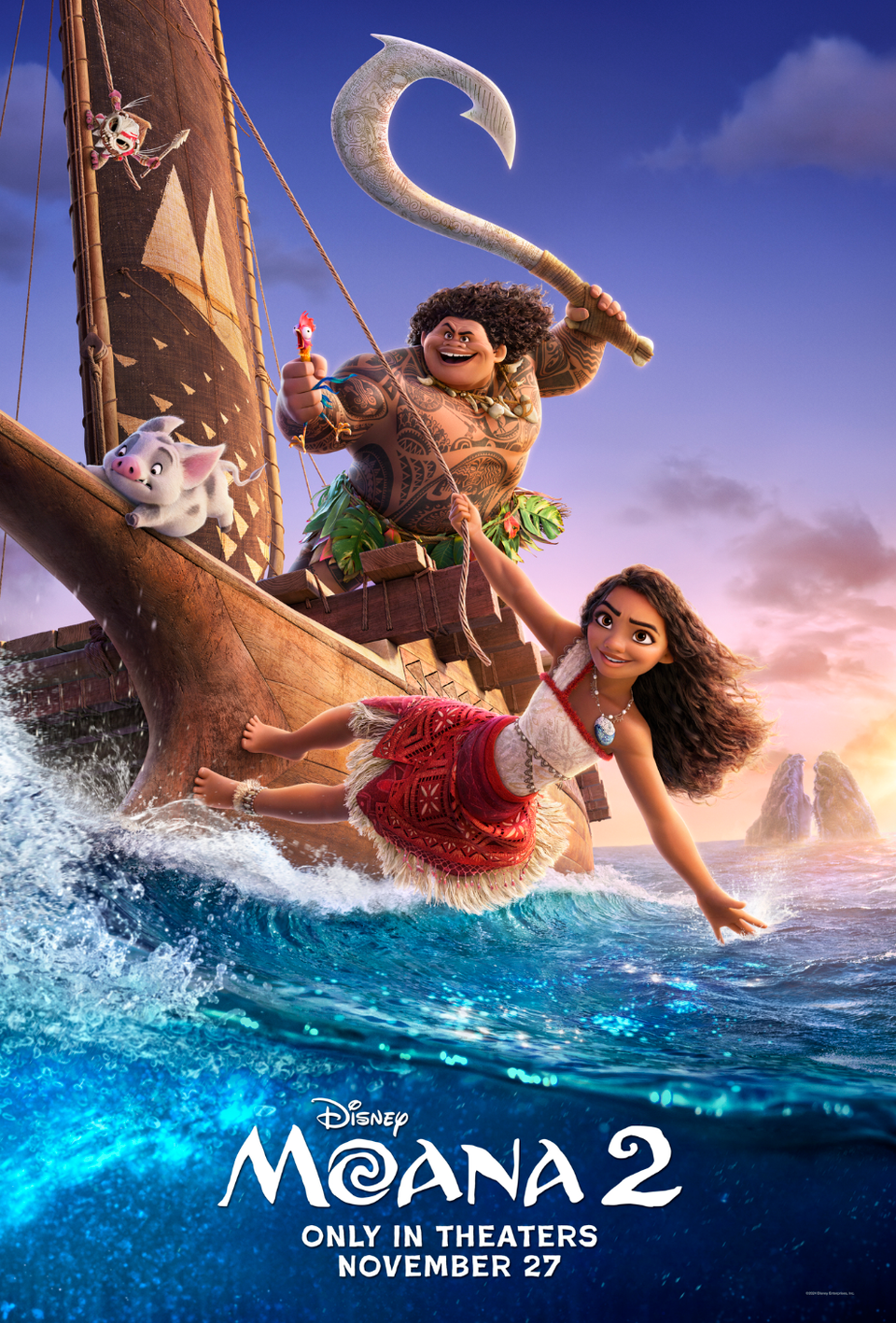 Moana 2 Trailer Reveals New Crew and First Look at the Disney Sequel's Villain