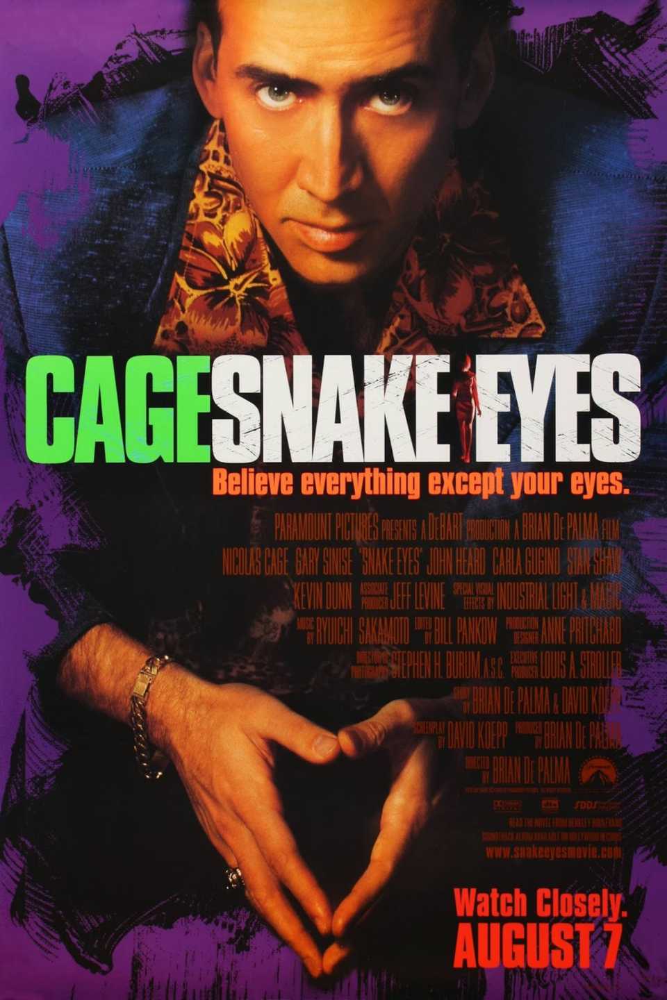 Nic Cage's Unhinged Conspiracy Thriller Snake Eyes Hits Harder Than It ...