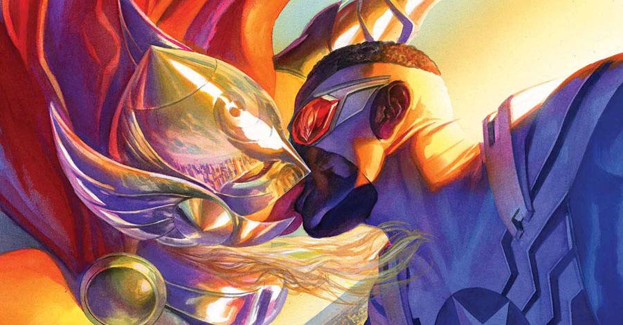 Now We Know the Story Behind That Thor/Captain America Kiss...