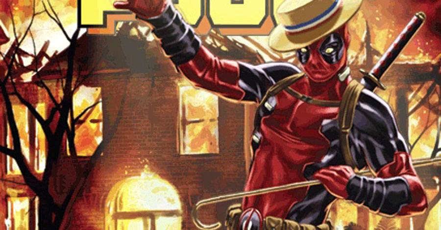 Deadpool Goes 3D For Brooks' "Deadpool" #34 Cover