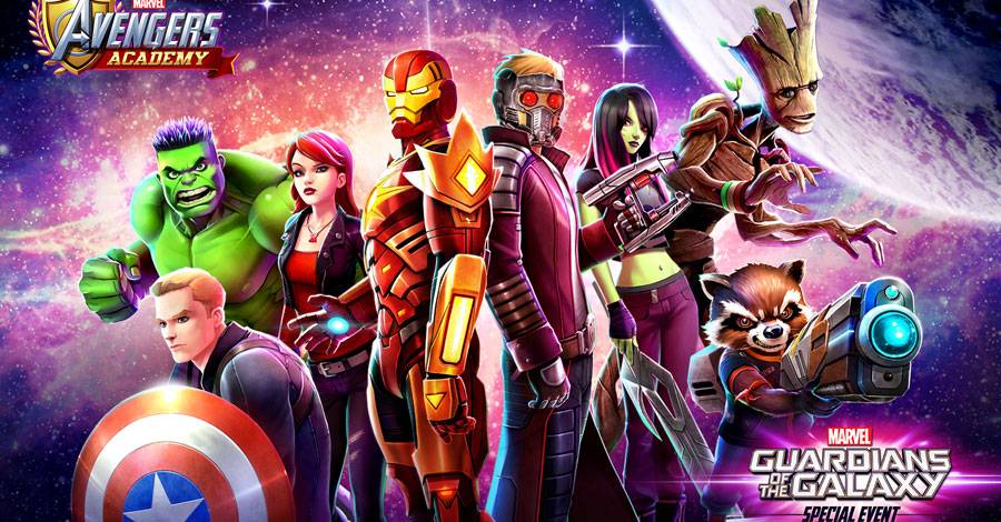 Guardians of the Galaxy Enroll in "Marvel Avengers Academy" Mobile Game