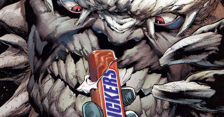 Batman Defeats "Doomsday" In DC Comics Snickers Ad | CBR
