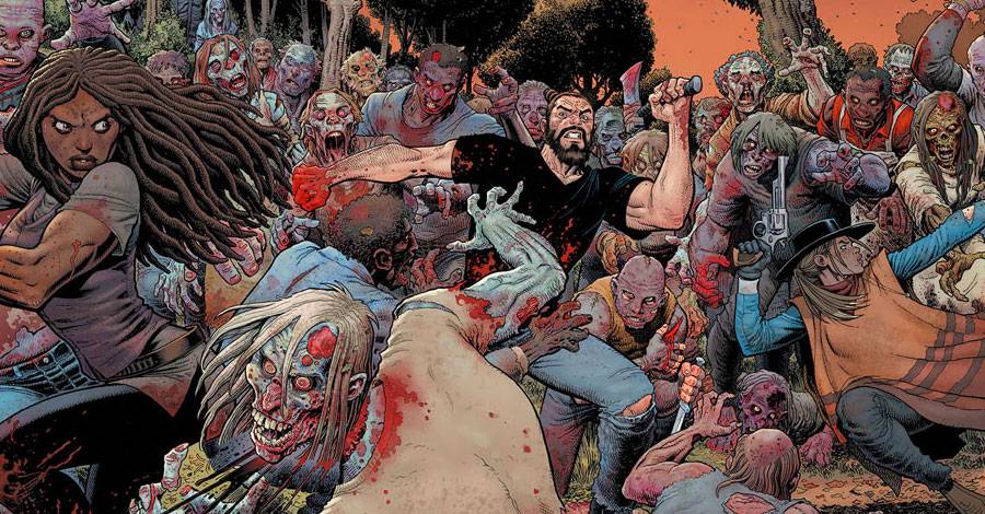 "Walking Dead" Debuts 6 Epic, Interlocking Arthur Adams Variant Covers