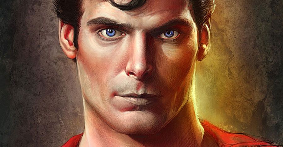 Wolfinger's Stunning Christopher Reeve Superman Portrait Debuts in the ...