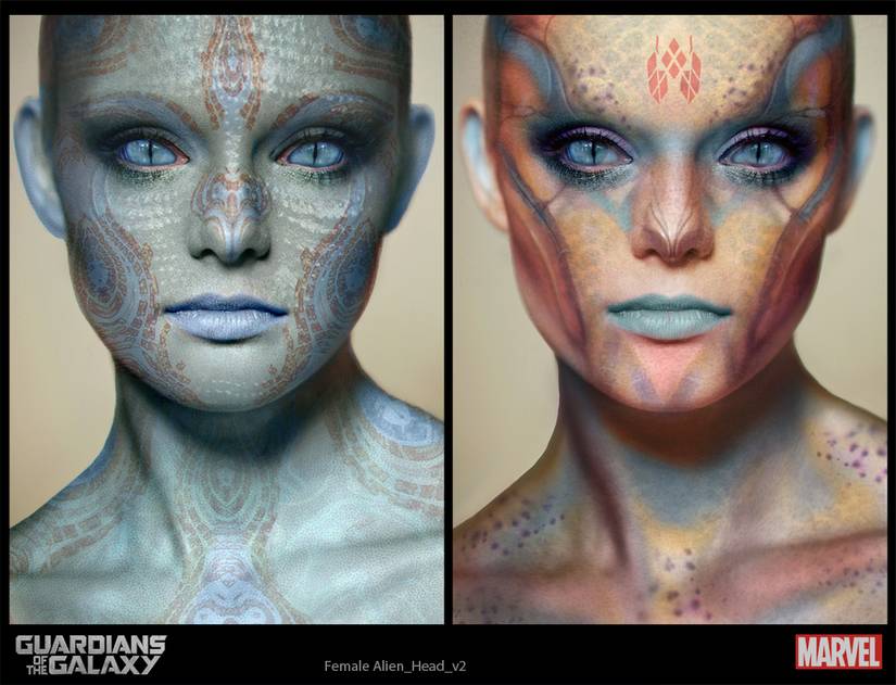 Artist Reveals Concept Art for "Guardians of the Galaxy's" Celestial, Cosmo
