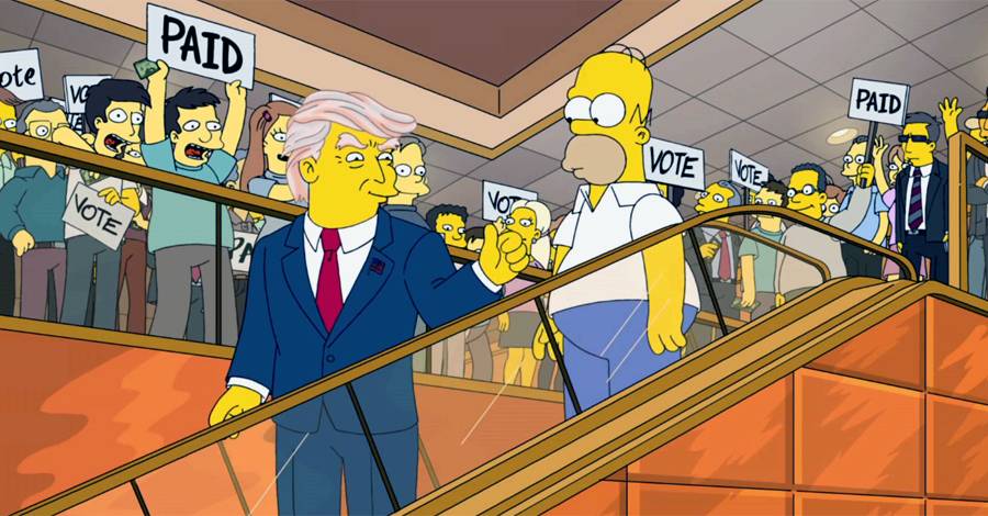 'The Simpsons' Takes Aim at Donald Trump (and His Hair) in New Promo