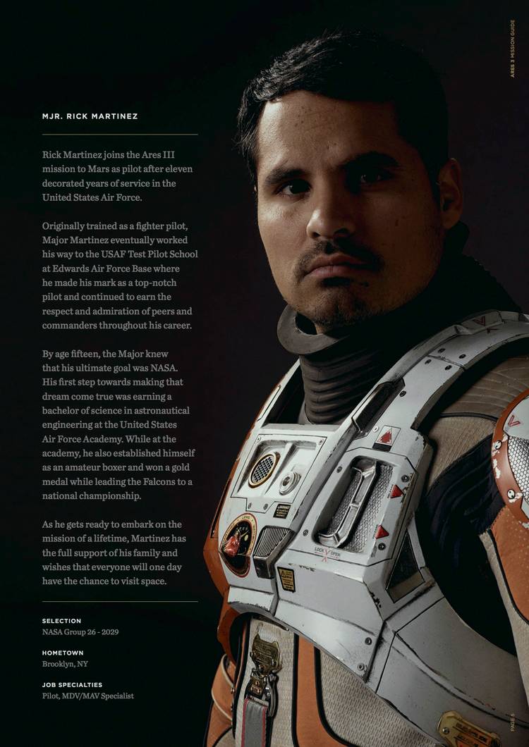 Meet the Crew of the Ares 3 in 'The Martian' Mission Guide