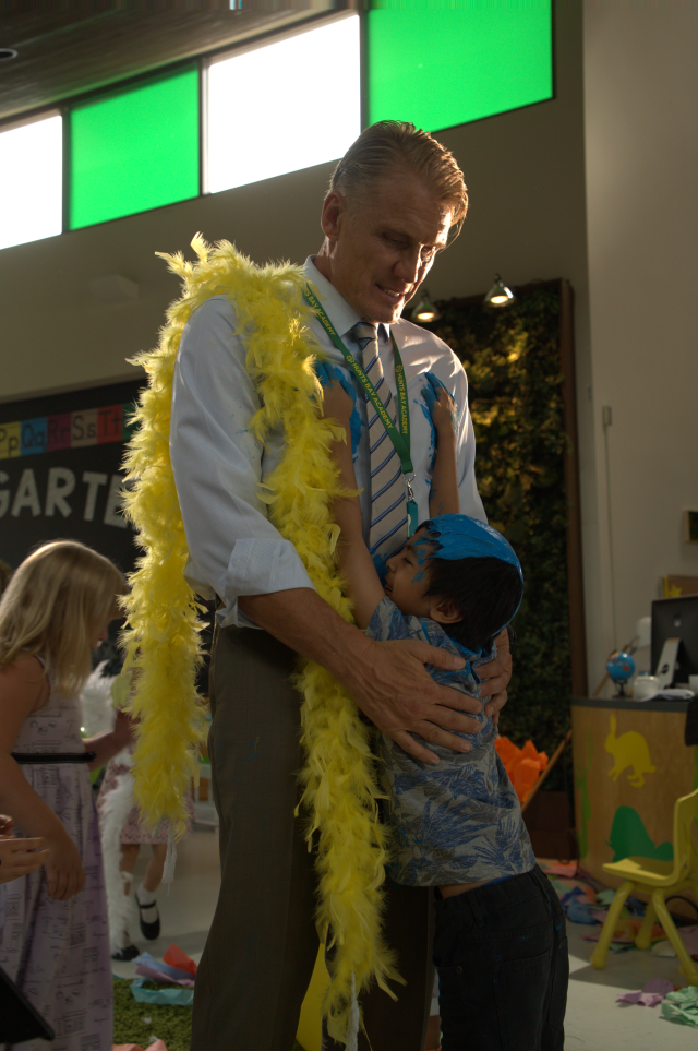 Dolph Lundgren Faces Tot-Sized Terror in First 'Kindergarten Cop 2' Photos